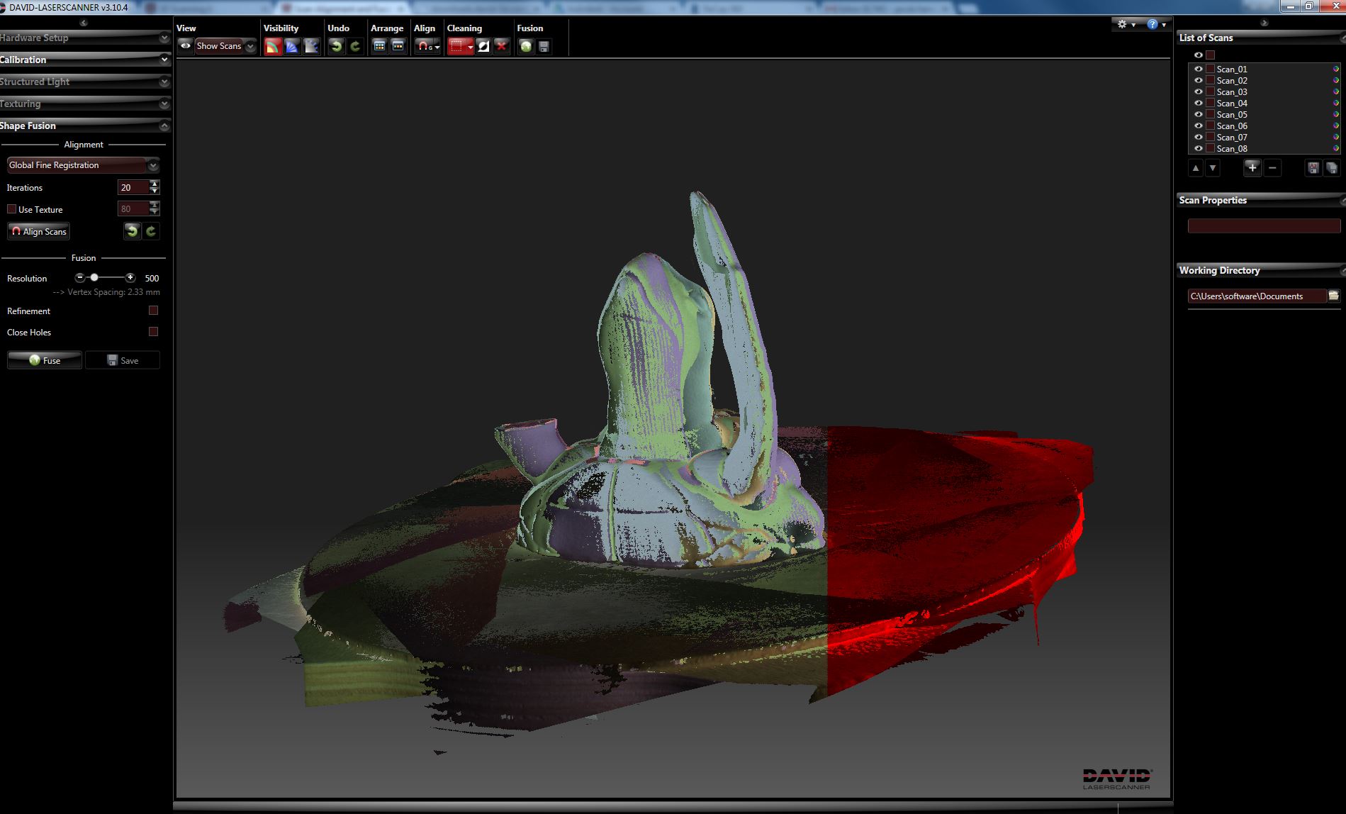 Scan Alignment and Fusion - GSD FabLab