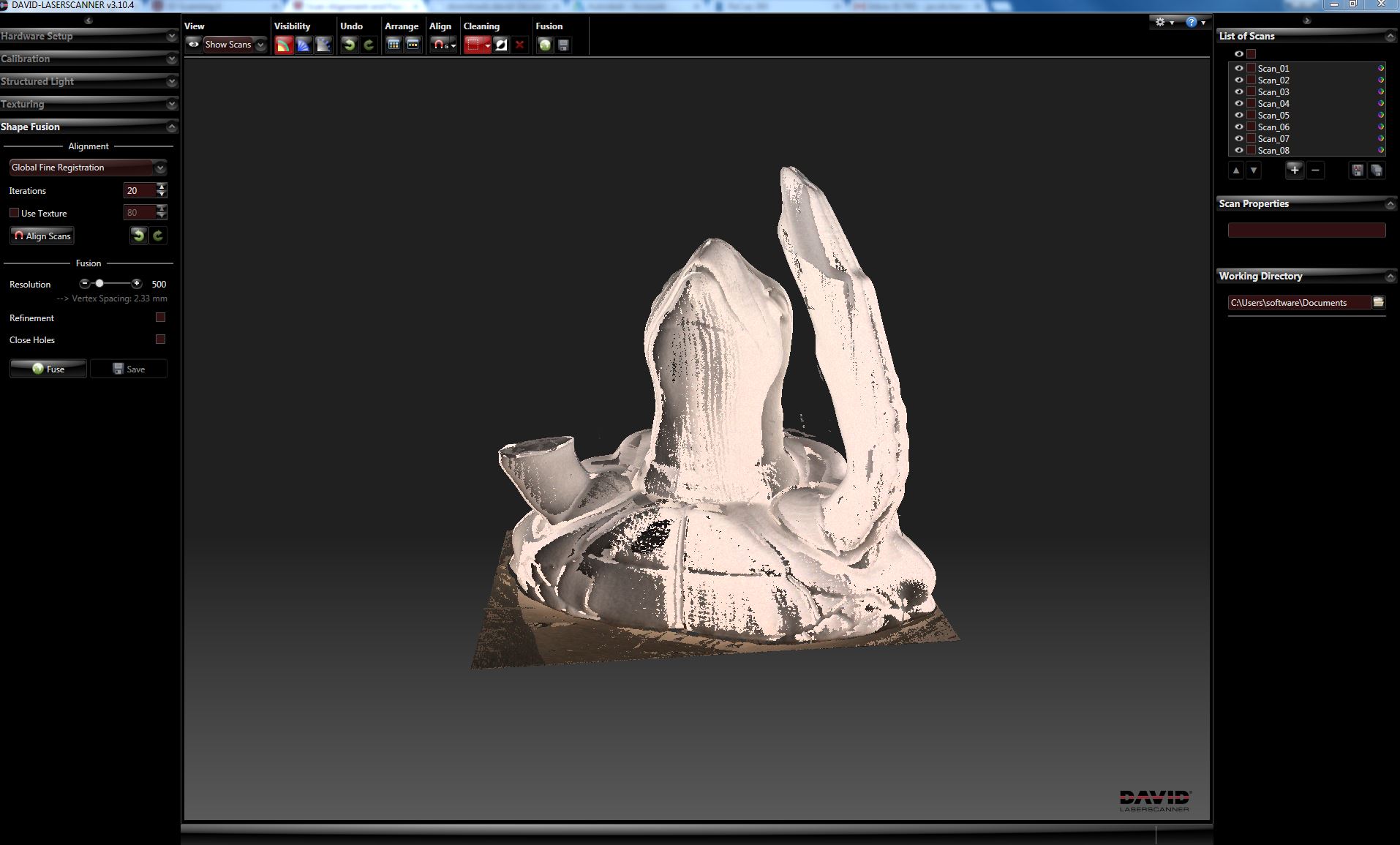 Scan Alignment and Fusion - GSD FabLab